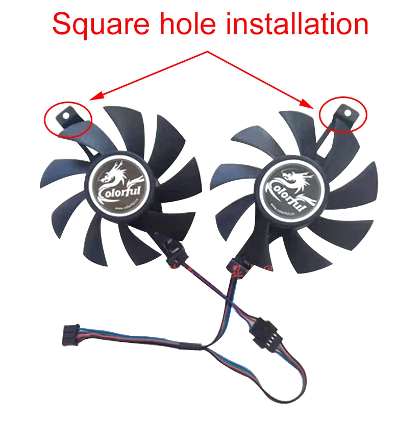 Pi+®(PiPlus®) GPU replacement fans for Colorful GTX 1060 GTX950 iGame9 – Pi+® (PiPlus®)