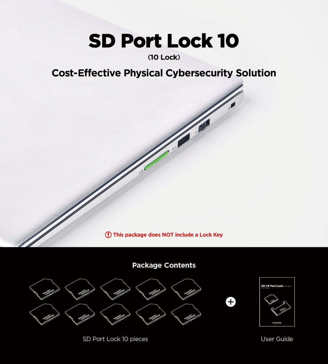 Smart Keeper SD Port Lock ( Pack of 10 SD Port Lock) – Pi+® (PiPlus®)