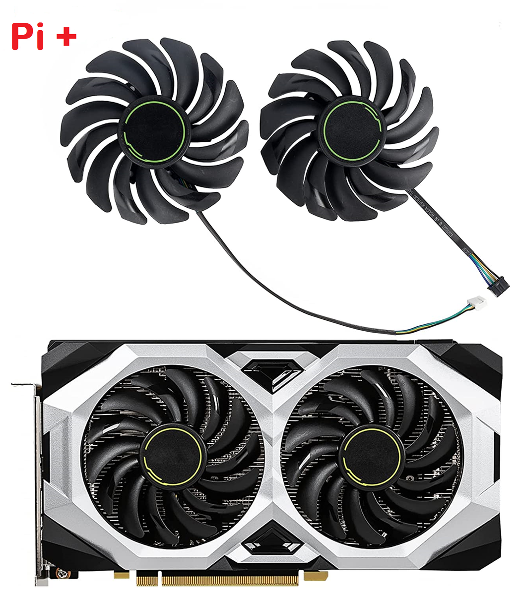 Pi+® (PiPlus®) GPU Replacement Fan For MSI RTX 2080 2070 2060 VENTUS V