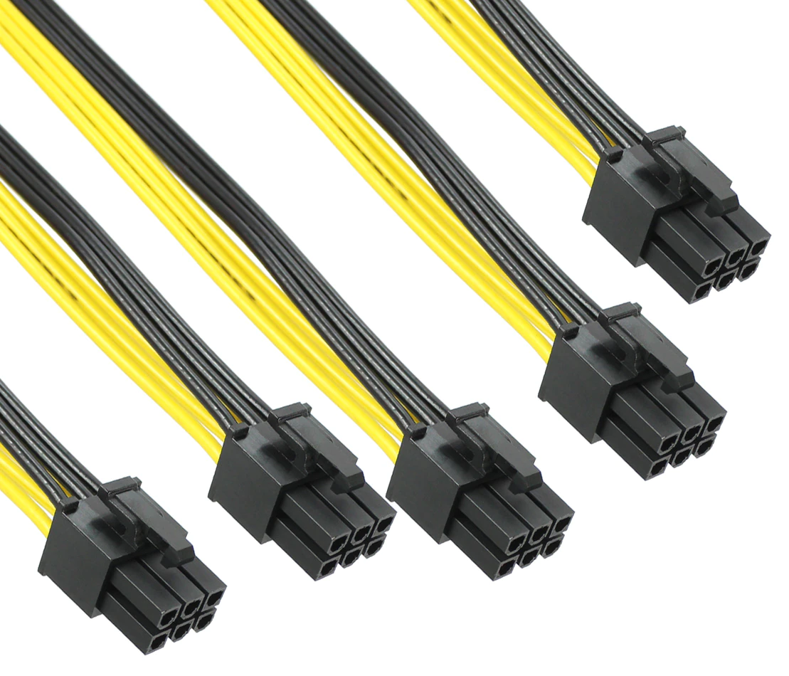 Pi+® (PiPlus®) 6Pin Connector Sever Power Supply Cable PCIe Express Mi