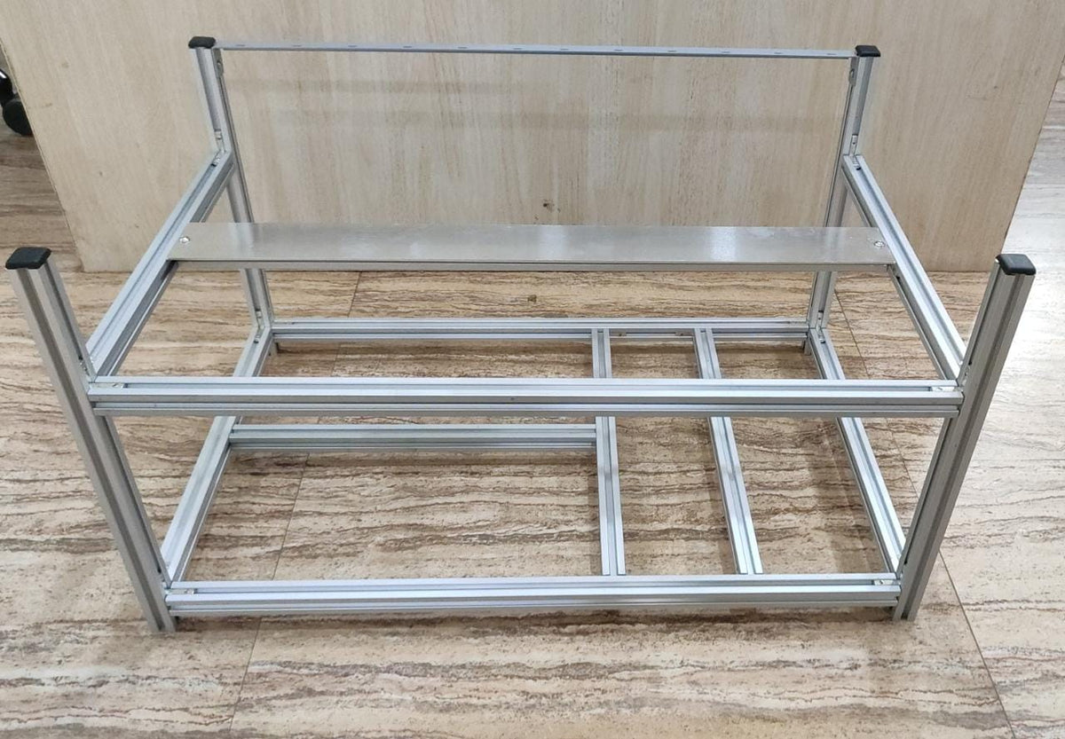 Pi+®(PiPlus®) 6-GPU Mining Case Aluminum Stackable Mining Rig Open Air ...