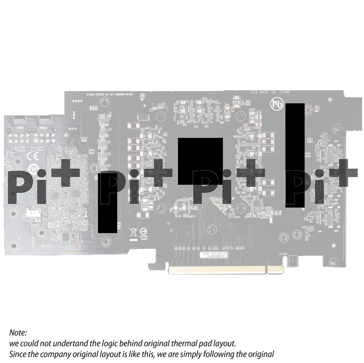 Pi+® (PiPlus®) Pre-Cut Thermal Pads for GIGABYTE 3090 / 3090Ti AORUS